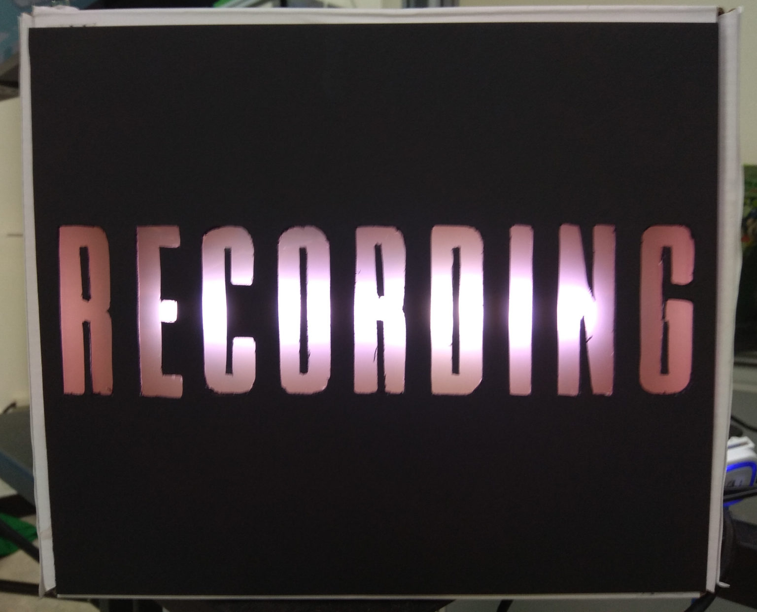 A DIY Remote Control Arduino Recording Sign for OBS! - TLG